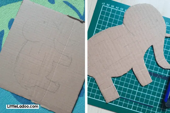 Elephant Cardboard Maze - Little Ladoo