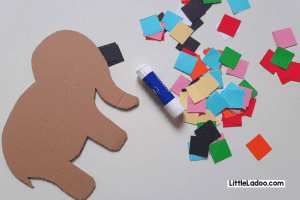 Elmer Craft {Free Template} - Book Inspired Craft for Kids