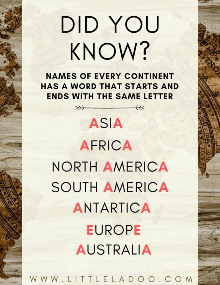 How to teach Continents of the world - Little Ladoo