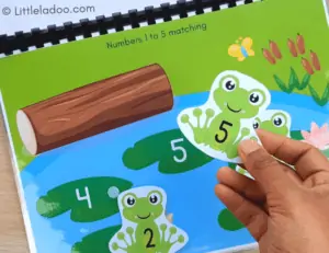 Spring Busy Book for Toddlers with 10 Interactive Activities