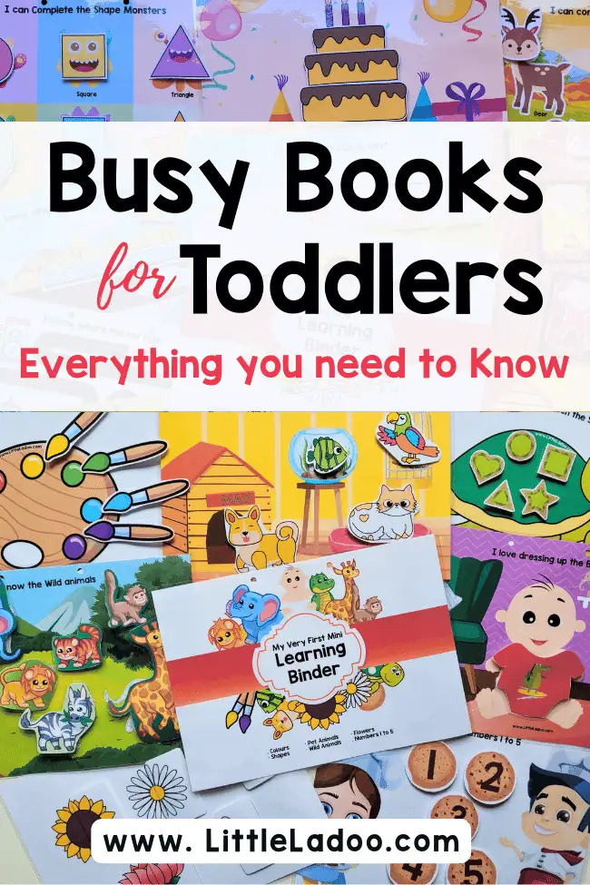 Busy Books for Toddlers – What They Are, How to Use + Printables