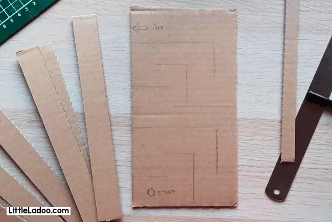 DIY Cardboard Maze for Kids - Hours of Fun with Just a Box!