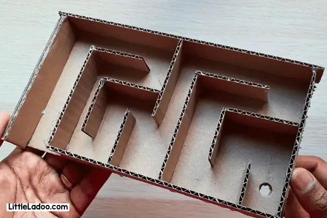 DIY Cardboard Maze for Kids - Hours of Fun with Just a Box!