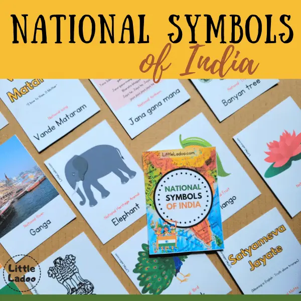 National Symbols of India Flashcards {Free Printable}