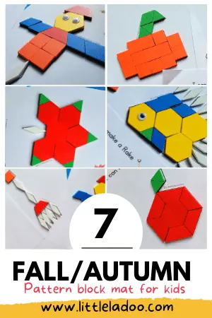 Fall Pattern Block Mats {Free Printable}