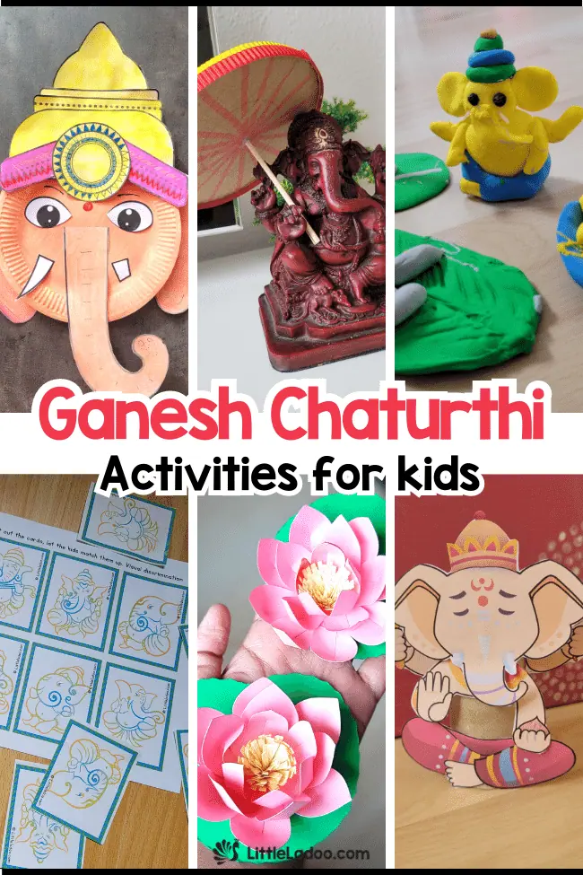 20+ Ganesh Chaturthi Activities for kids - Crafts, Printables & More!