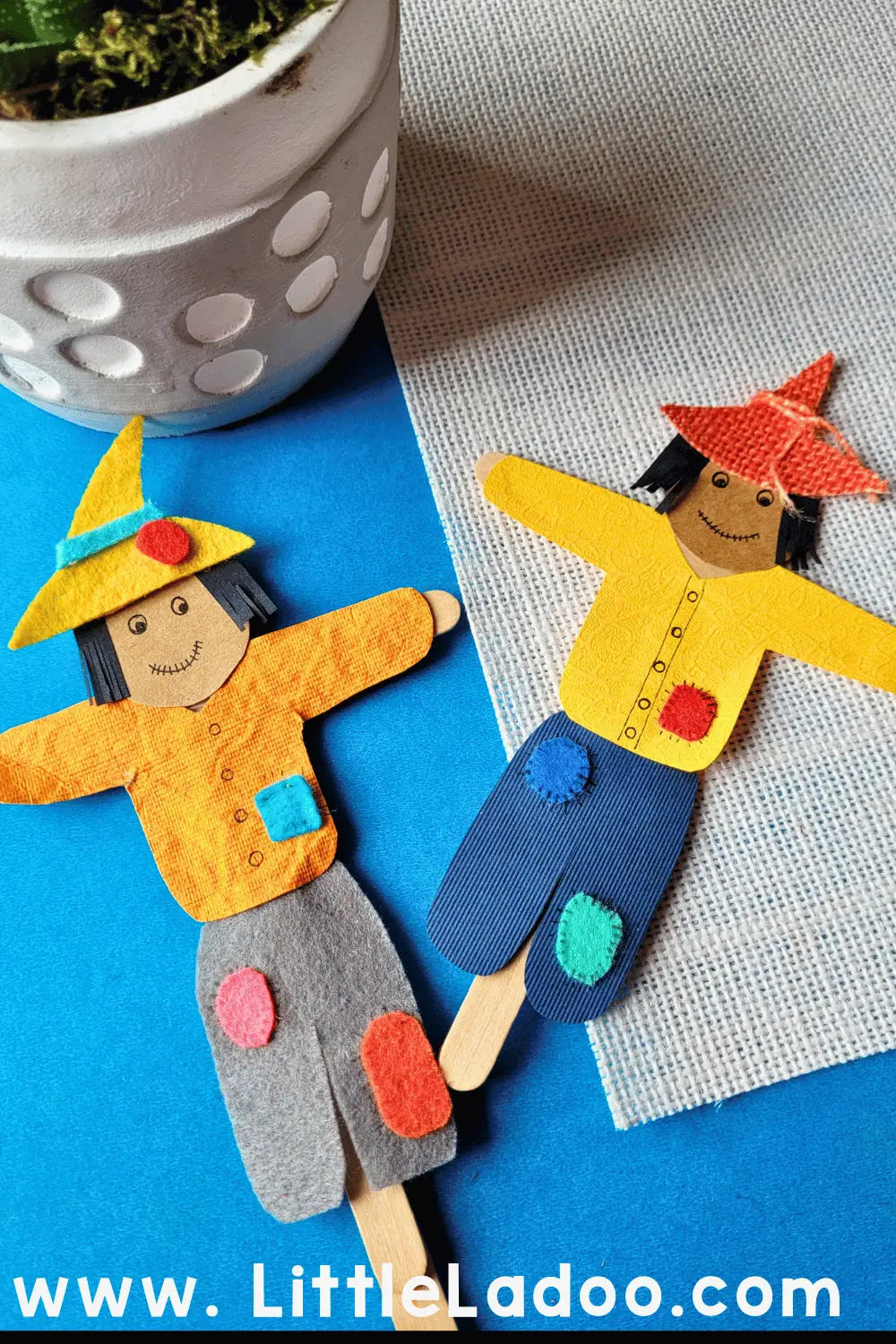 Scarecrow Craft - With free printable Template