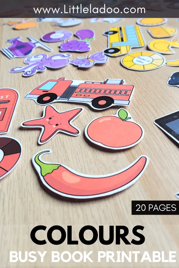 Colours Busy Book - The Interactive Learning binder