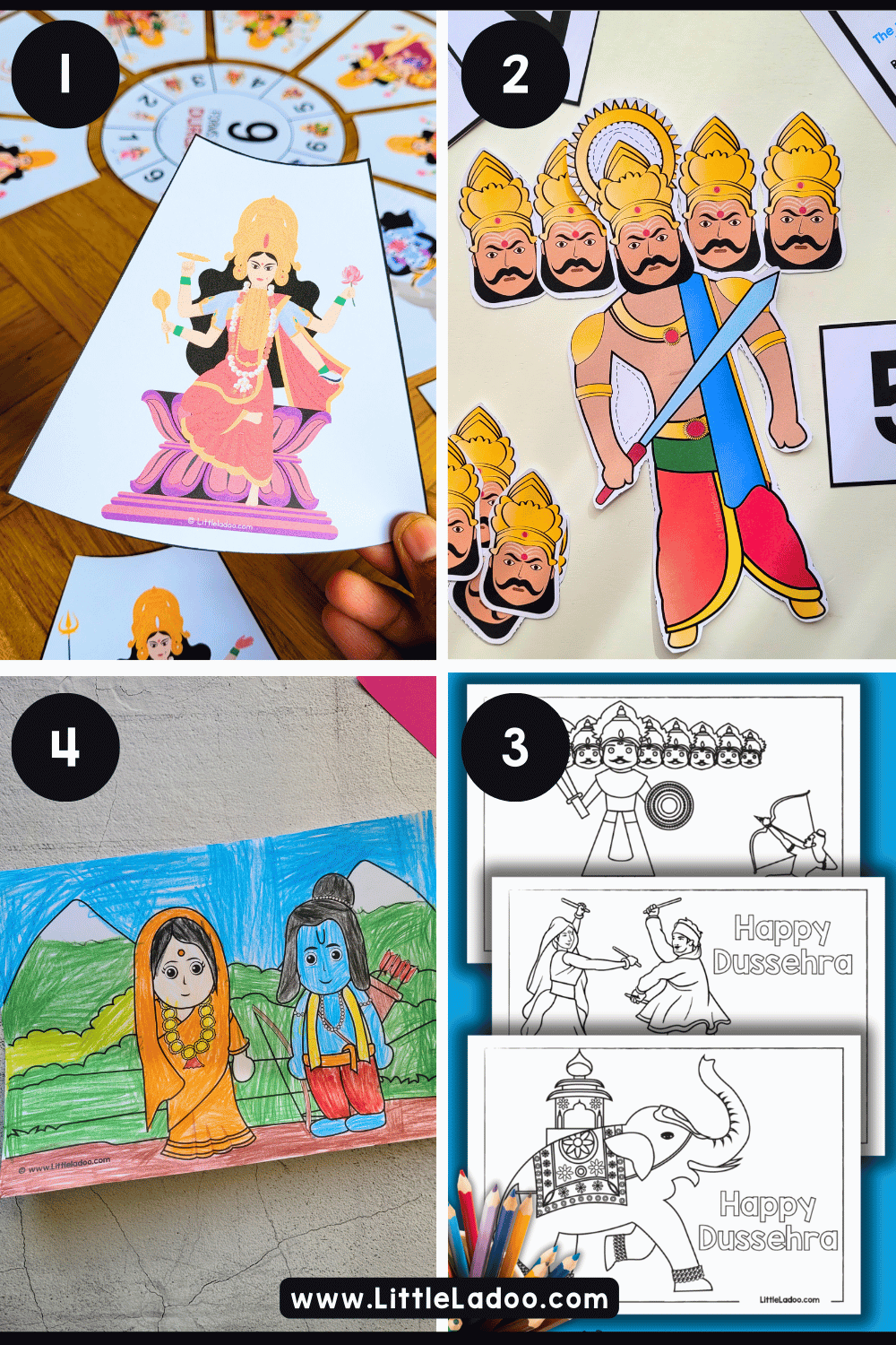Dussehra Elephant Craft {Free Template}