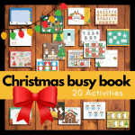 Christmas Busy Book {20+ Interactive Activities} - Little Ladoo