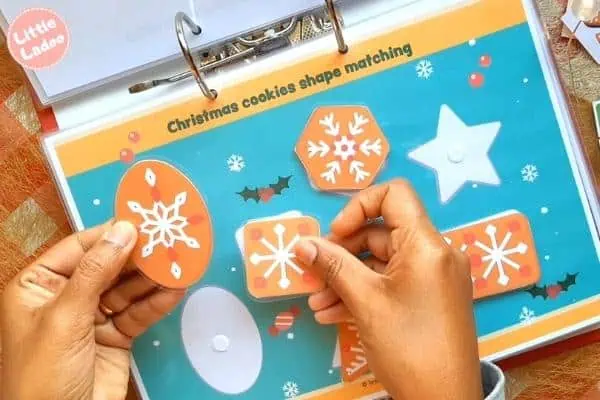 Christmas Busy Book {20+ Interactive Activities} - Little Ladoo