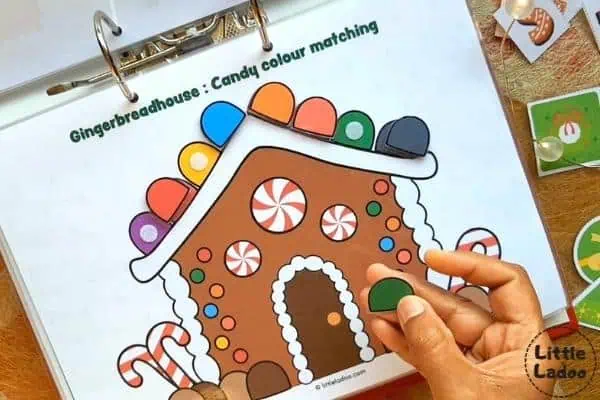 Christmas Busy Book {20+ Interactive Activities} - Little Ladoo