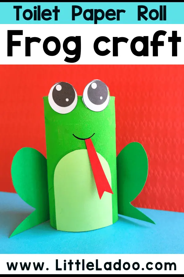 Toilet Paper Roll Frog {Free Template} - Little Ladoo