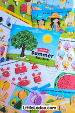 Summer Busy Book Printable {11 Activities} - Little Ladoo
