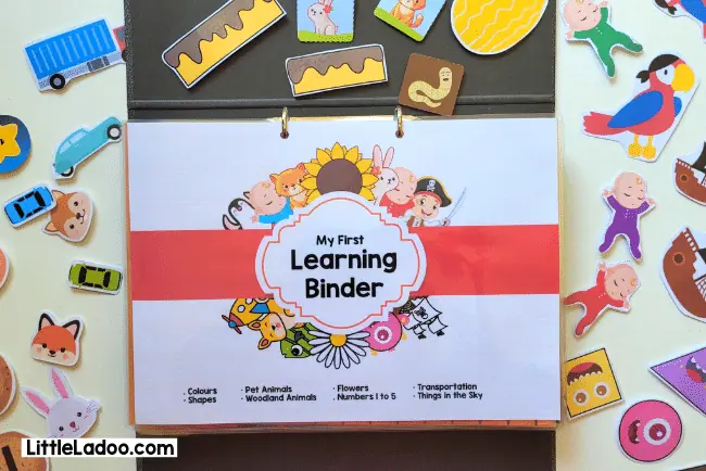 Toddler Busy Book {Stage 1} - Little Ladoo