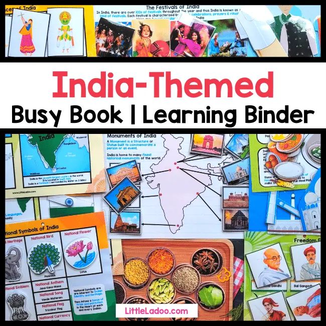 Easy Cut and Paste India Flag { Free Template} - Little Ladoo