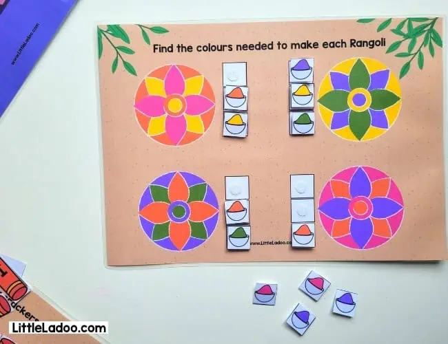 Diwali Busy Book - 11 Interactive Activities for Kids