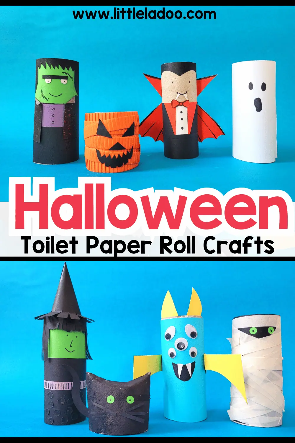 Toilet Paper Roll Halloween Crafts - 8 Spooky Characters