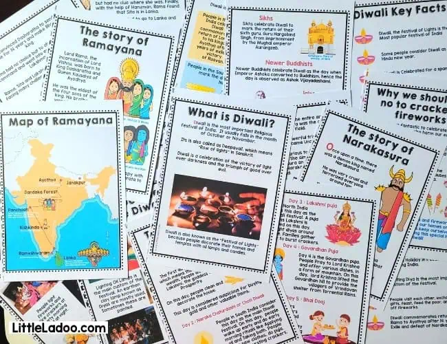 Diwali Activity Bundle Printable - 95 Pages of fun!