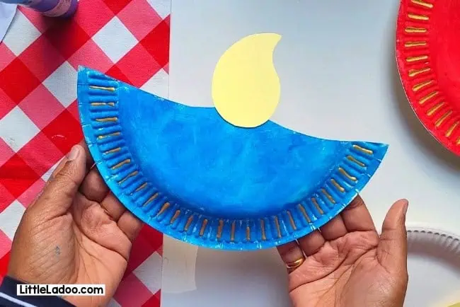 Paper Plate Diya Craft - Little Ladoo