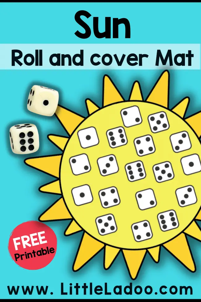 Sun Roll and Cover Mat {Free Printable}