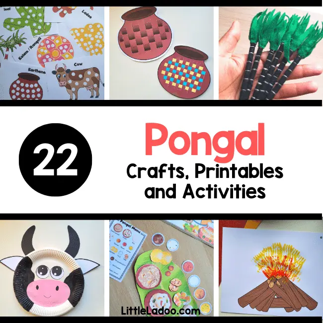 Pongal Activities for kids - Little Ladoo