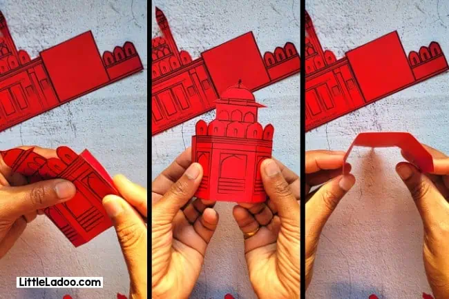 Red Fort Craft {Free Craft Printable}