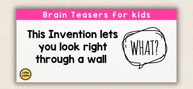 60 Brain Teasers for kids {With Answers}