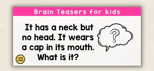 60 Brain Teasers for kids {With Answers}