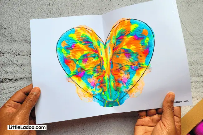Heart Symmetry Painting - Little Ladoo