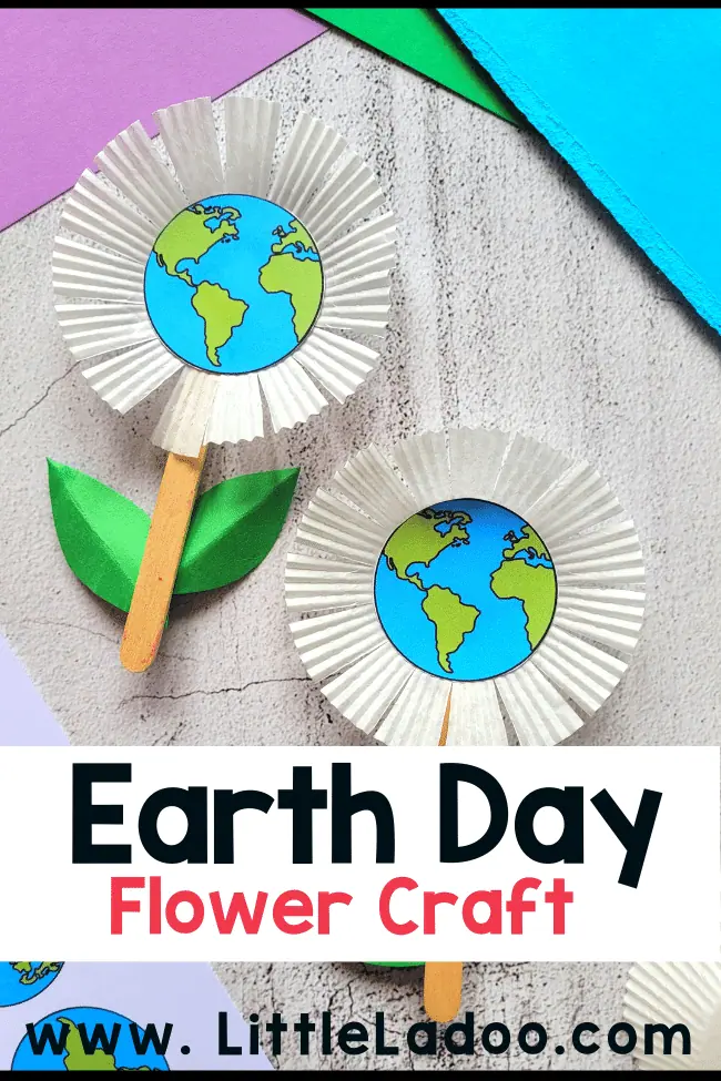 Earth Day Flower Craft - Little Ladoo