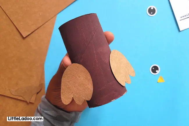 Toilet Paper Roll Owl Craft - Little Ladoo