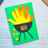 Handprint Father's Day Grill Card - Little Ladoo