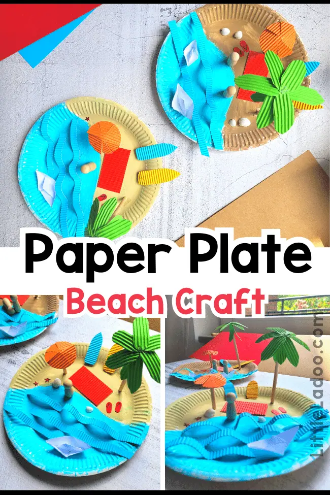Paper Plate Beach Craft for Kids of all Ages!