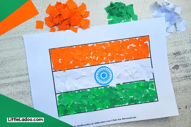 India Flag Activities for Kids