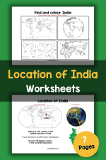 India Worksheets for kids {Free Printable}