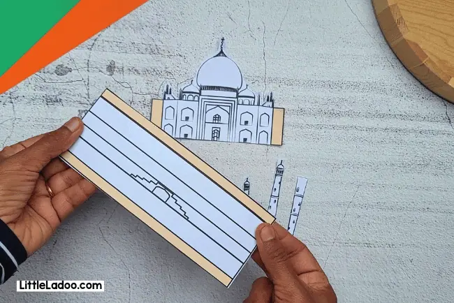 Taj Mahal Craft {Free Template}