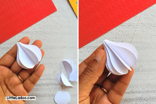 3D Paper Modak Craft {Free Template}