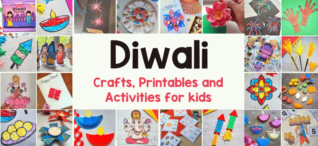 Diwali Crafts, Printables and Activities for Kids - Over 20 Ideas!
