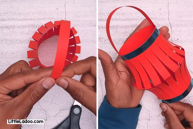 Paper Lantern Craft {Free Template}