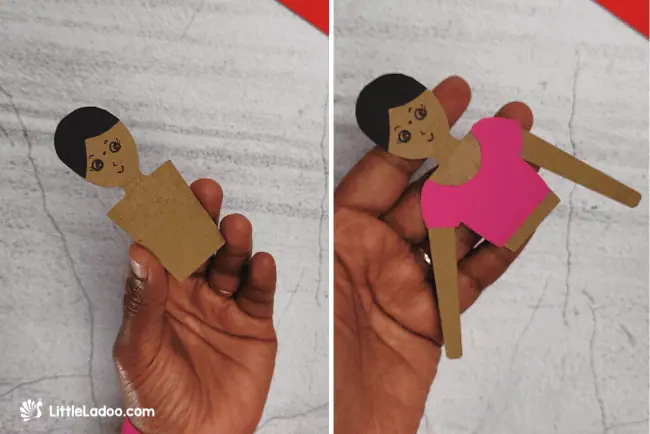 Paper Plate Dandiya Dolls {Free Template}