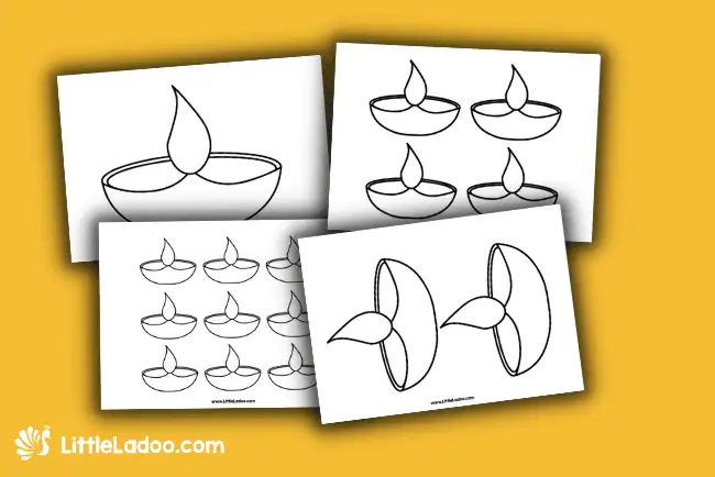 12 Easy Diya Crafts for Kids