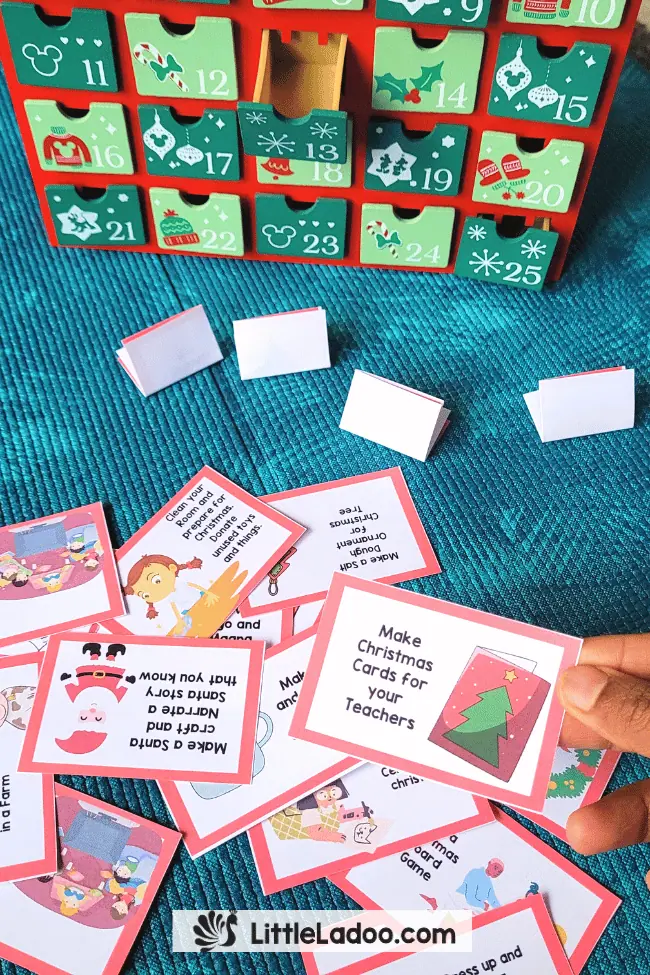Advent Calendar Activity Cards {Free Printable}