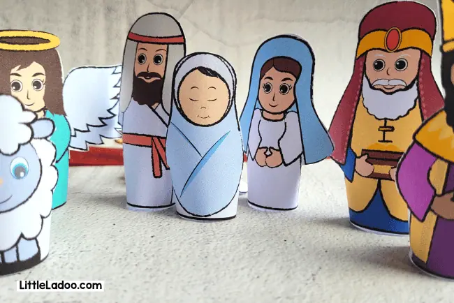 Nativity Finger Puppets Printable