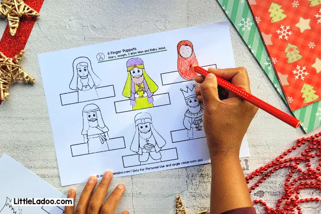 Nativity Finger Puppets Printable