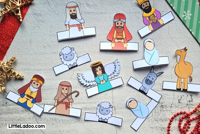 Nativity Finger Puppets Printable