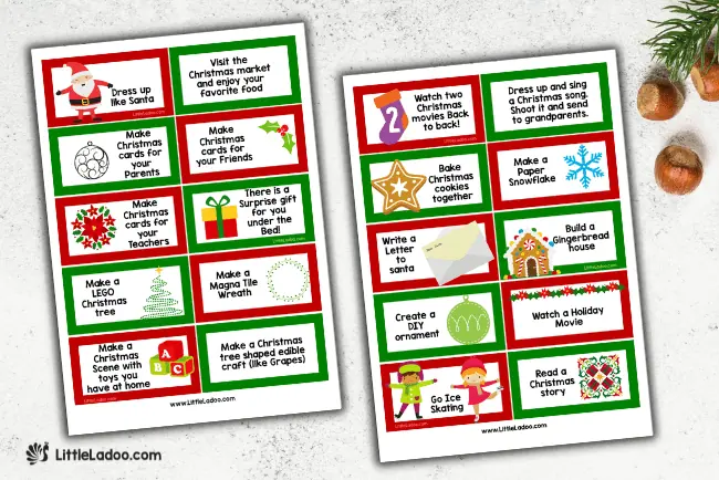 3 Advent Calendar Printables for Kids {Freebies}