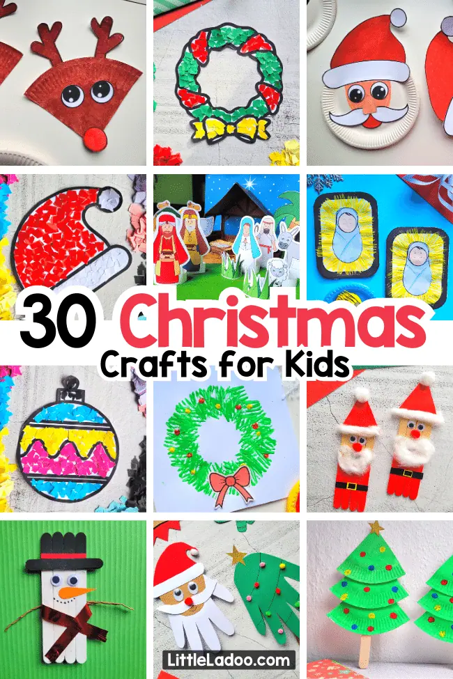 30 Christmas Crafts for Kids