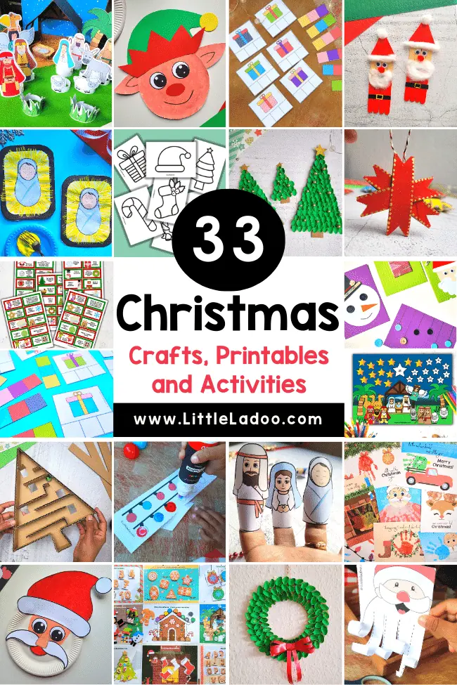 Christmas Crafts, Printables and Activities for Kids