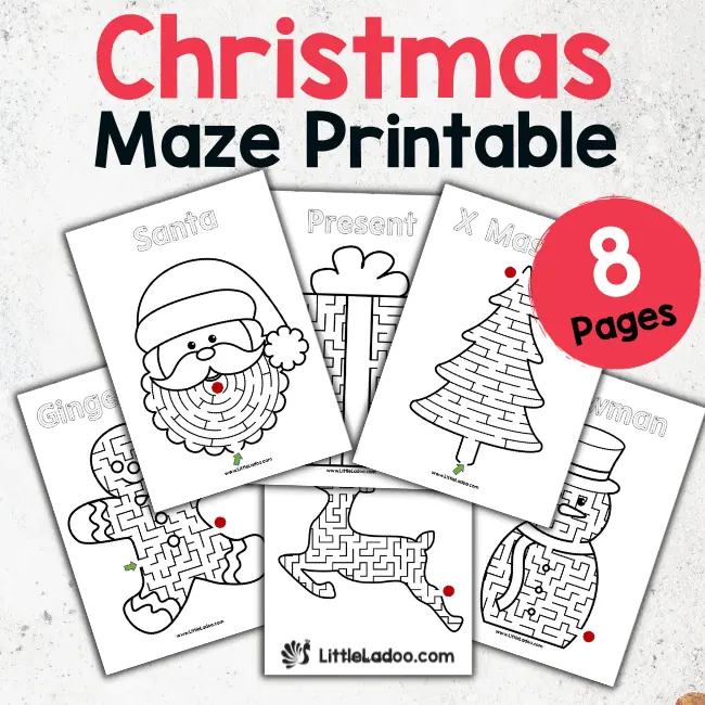 Maze Printable Archives - Little Ladoo